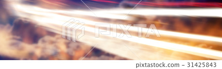 abstract light trail on a fantasy sky cloud - Stock Illustration ...