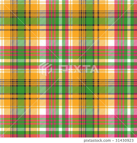 Colors madras plaid texture seamless pattern - Stock Illustration ...