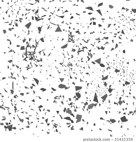 Grey Confetti. Set of Particles. - Stock Illustration [31431359] - PIXTA