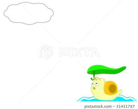 Snail and cloud 1 - Stock Illustration [31431787] - PIXTA