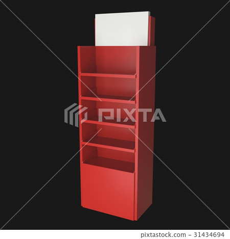 sales point stand 3d illustration - Stock Illustration [31434694] - PIXTA
