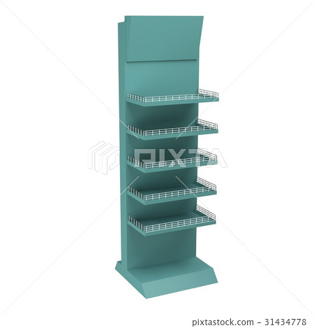 sales point stand 3d illustration - Stock Illustration [31434778] - PIXTA