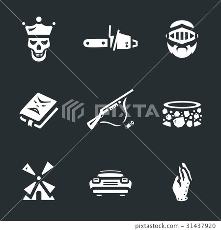 Vector Set of Necromancy Icons. - Stock Illustration [31437920] - PIXTA