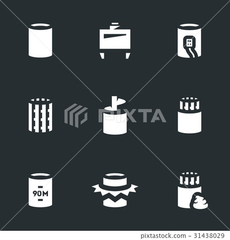 Vector Set of Bridge Pile installation Icons. - Stock Illustration ...