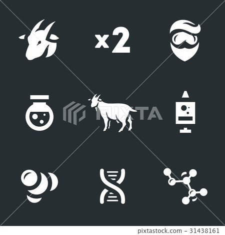 Vector Set of Cloning sheep Icons. - Stock Illustration [31438161] - PIXTA