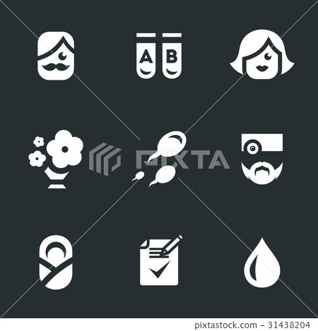 Vector Set of Childbirth Icons. - Stock Illustration [31438204] - PIXTA