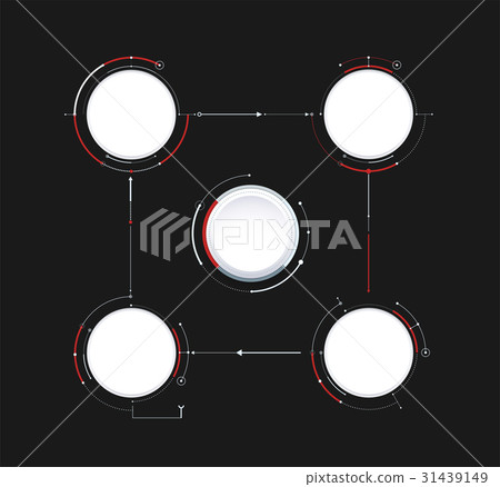 Infographic diagram template design simple design. - Stock Illustration ...