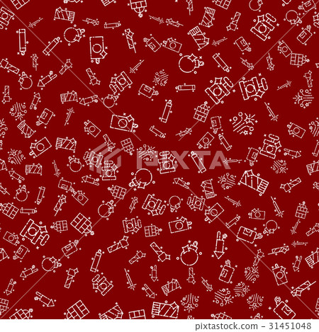 Pyrotechnics set pattern - Stock Illustration [31451048] - PIXTA