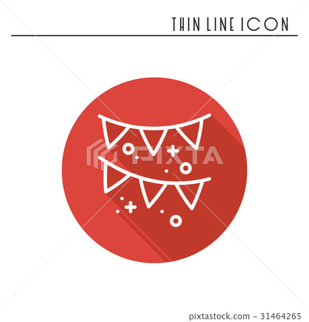 Confetti, tinsel icon. Falling tiny pieces. Party - Stock Illustration ...