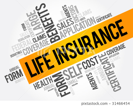 LIFE Insurance word cloud collage - Stock Illustration [31466454] - PIXTA