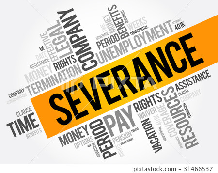Severance word cloud collage - Stock Illustration [31466537] - PIXTA