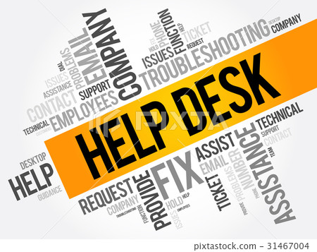 Help Desk word cloud collage - Stock Illustration [31467004] - PIXTA
