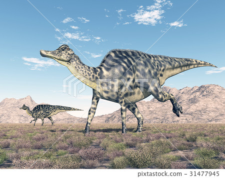 Dinosaur Velafrons - Stock Illustration [31477945] - PIXTA