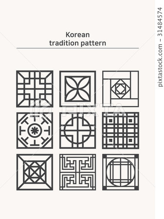design, geometric pattern, Korea - Stock Illustration [31484574] - PIXTA