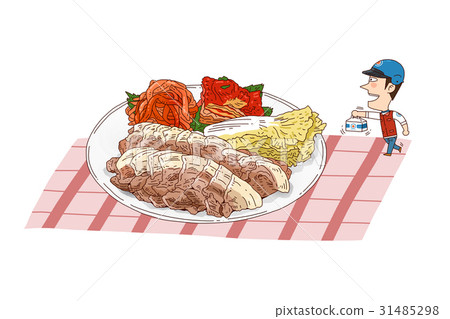 illustration, Bossam, bowl - Stock Illustration [31485298] - PIXTA