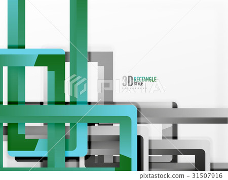 Rectangle tube elements, vector background - Stock Illustration ...