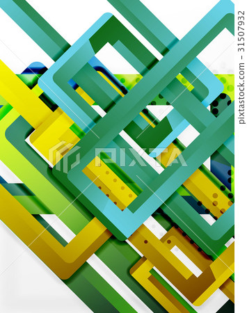 Rectangle tube elements, vector background - Stock Illustration ...