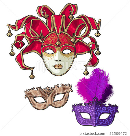 Venetian Mask Drawings Venetian Mask Of Joker By Artforgame On