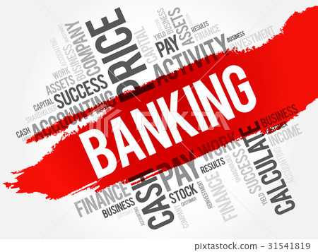 Banking word cloud collage-插圖素材 [31541819] - PIXTA圖庫