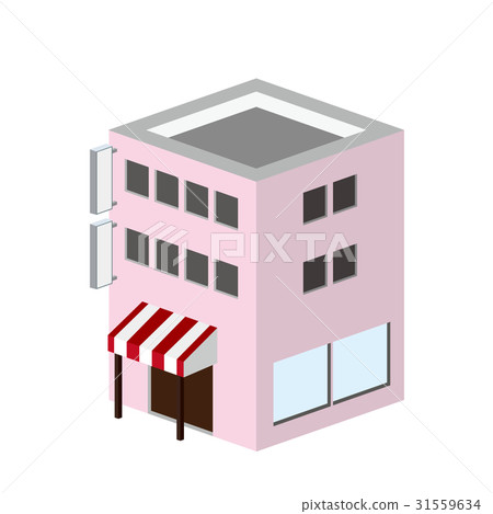 3D building shop facility 25 - Stock Illustration [31559634] - PIXTA