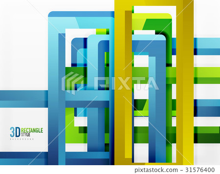 Rectangle tube elements, vector background - Stock Illustration ...