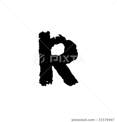 Vector hand drawn letter R - Stock Illustration [31579497] - PIXTA