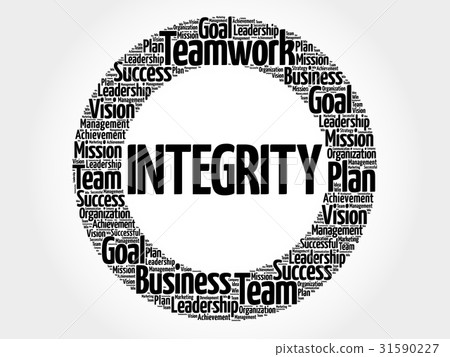 Integrity circle word cloud - Stock Illustration [31590227] - PIXTA