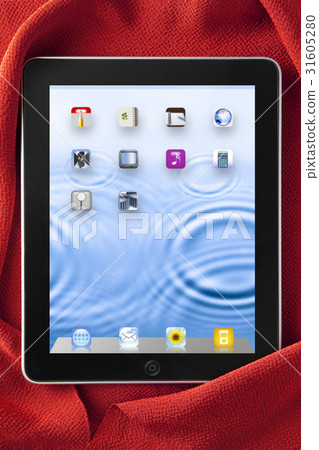 Tablet computer wrapped in a bag - Stock Illustration [31605280] - PIXTA