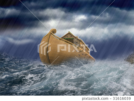 Noah's boat image - Stock Illustration [31616039] - PIXTA