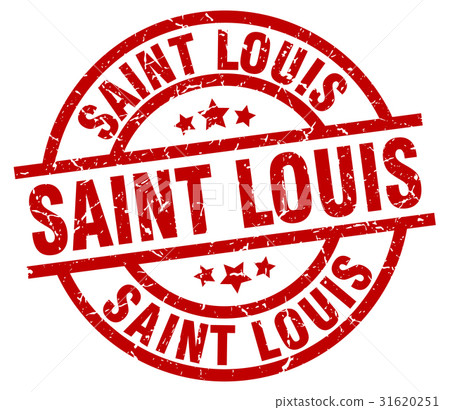 Saint Louis red round grunge stamp-插圖素材 [31620251] - PIXTA圖庫