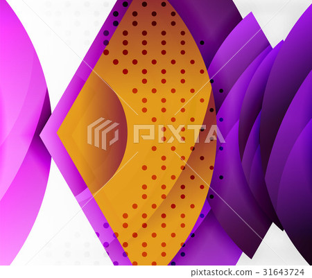 Swirl and wave 3d effect objects, abstract - Stock Illustration ...