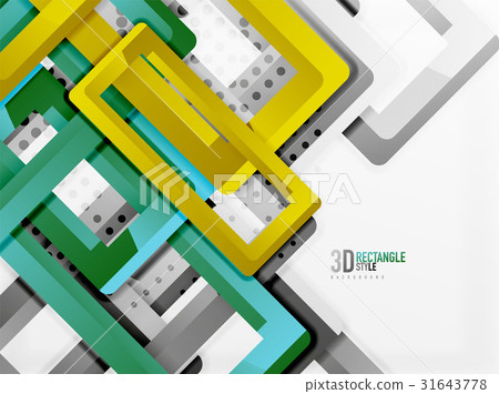 Rectangle tube elements, vector background - Stock Illustration ...