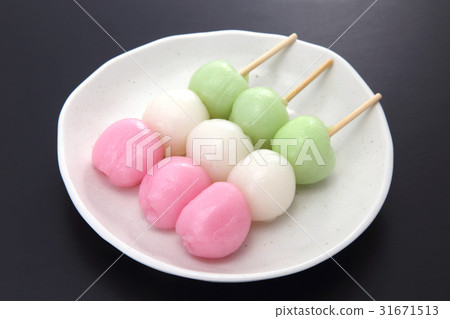 Three color dumpling - Stock Photo [31671513] - PIXTA