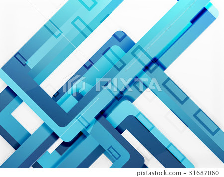 Rectangle tube elements, vector background - Stock Illustration ...