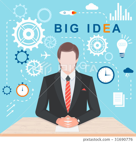 Infographic Concept Big Idea - Stock Illustration [31690776] - PIXTA
