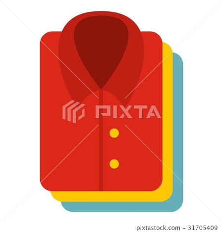 Stack of clothing icon isolated - Stock Illustration [31705409] - PIXTA