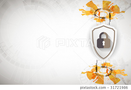 Protection background. Technology security - Stock Illustration ...