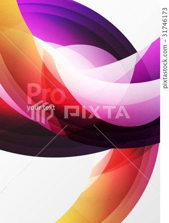 Futuristic hi-tech glass wave abstract background - Stock Illustration ...