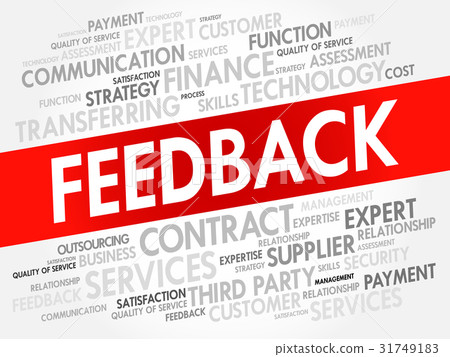 Feedback word cloud collage - Stock Illustration [31749183] - PIXTA