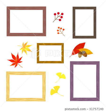 Autumn frame set - Stock Illustration [31757140] - PIXTA
