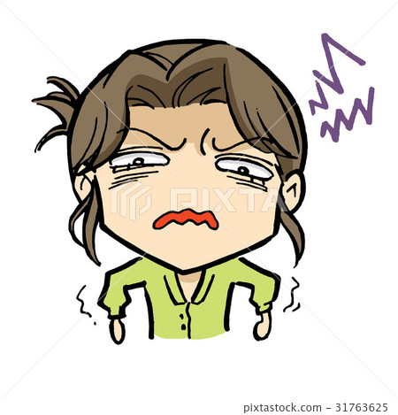 An irritated lady - Stock Illustration [31763625] - PIXTA