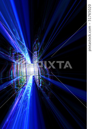 Blue Light Bolt - Stock Illustration [31765020] - PIXTA