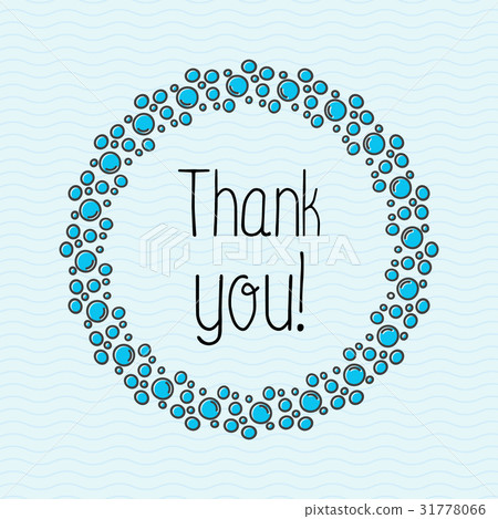 Concept Thank you with bubbles - Stock Illustration [31778066] - PIXTA