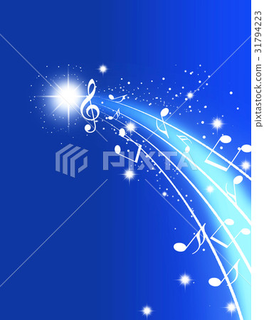 Meteor music stave comet meteor meteor music... - Stock Illustration ...