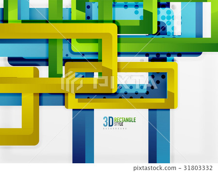 Rectangle tube elements, vector background - Stock Illustration ...