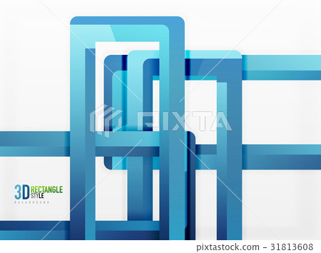 Rectangle tube elements, vector background - Stock Illustration ...