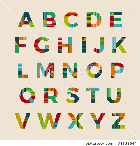 Alphabet design template - Stock Illustration [31832644] - PIXTA