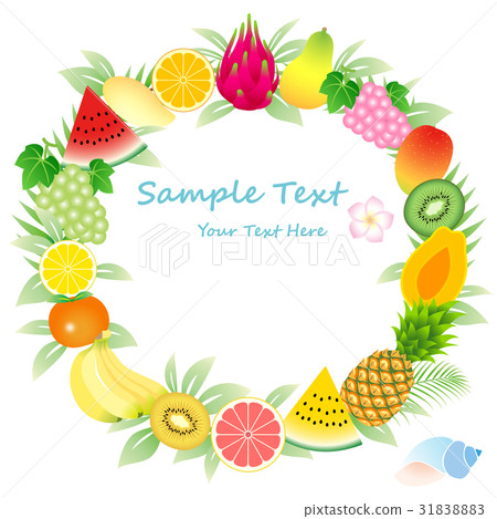 Fruit frame - Stock Illustration [31838883] - PIXTA