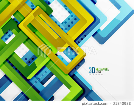 Rectangle tube elements, vector background - Stock Illustration ...