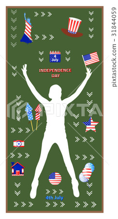 Independence Day United States. Symbol of freedom-插圖素材 [31844059] - PIXTA圖庫